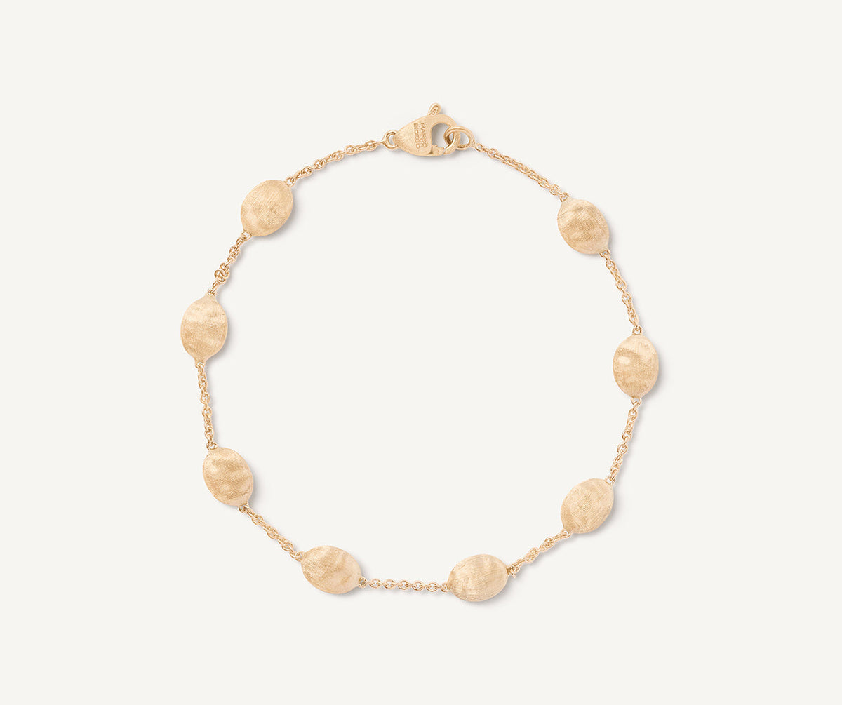 18K Yellow Gold Medium Bean Bracelet – Marco Bicego